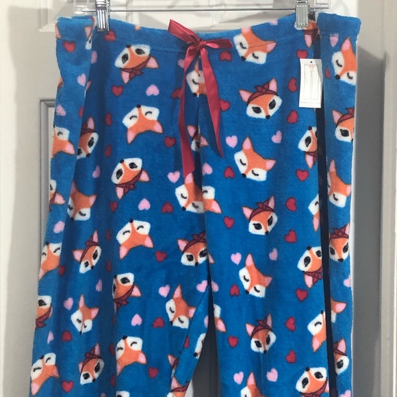 Bobbie Brooks | Intimates & Sleepwear | Plush Fox Theme Soft Pajama ...